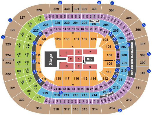 Bjcc Arena Seating Plan