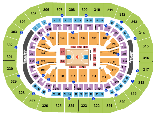 Jeff Dunham Tickets | Seating Chart | Paycom Center | Basketball 2