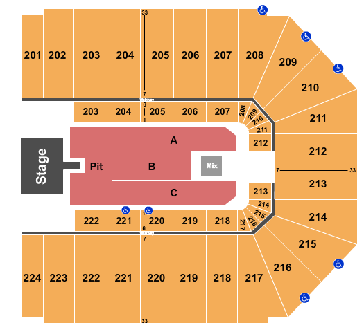 Nutter Center Seating Rows | Cabinets Matttroy