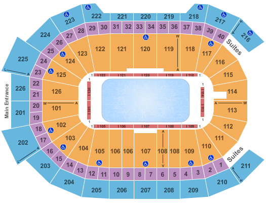 Giant Center Seating Chart Hockey