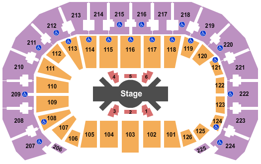Intrust Bank Arena Seating Chart | Intrust Bank Arena Event tickets ...