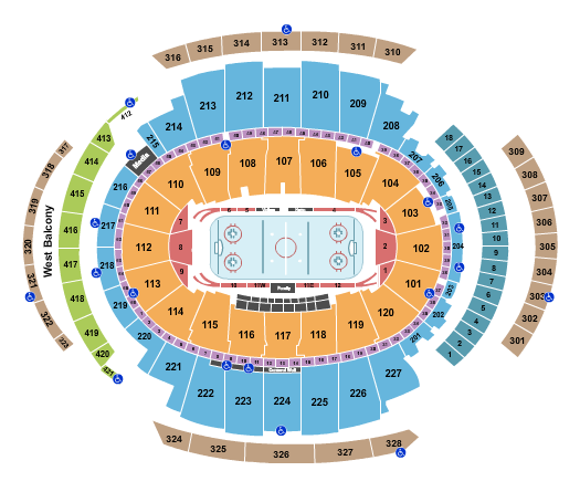Madison Square Garden Knicks Seating Map