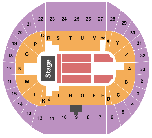 Vancouver Concert Tickets | Seating Chart | Pacific Coliseum | City and ...