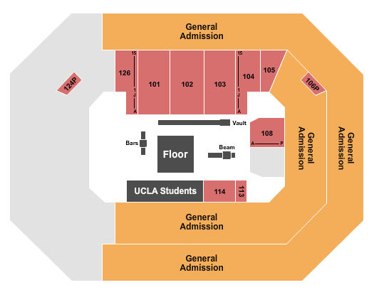 Pauley Pavilion - Ucla Seating Chart | Pauley Pavilion - Ucla Event ...