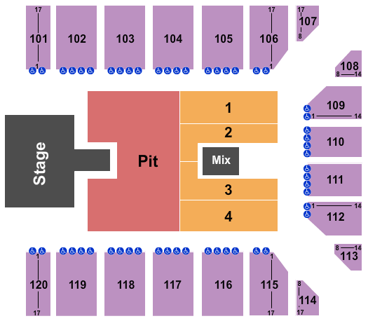 Reno Events Center Seating Chart | Reno Events Center Event tickets ...