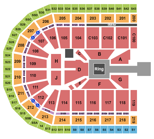 Sears Centre Arena Seating Chart | Sears Centre Arena Event tickets ...