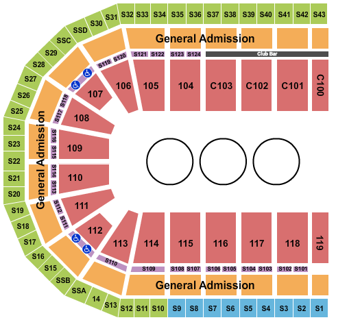 Sears Centre Arena Seating Chart | Sears Centre Arena Event tickets ...