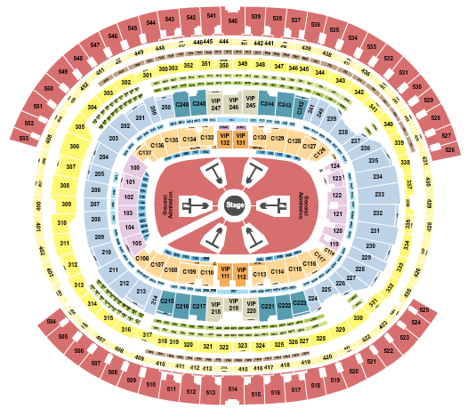 Sofi Stadium Seating Chart | Sofi Stadium Event tickets & Schedule