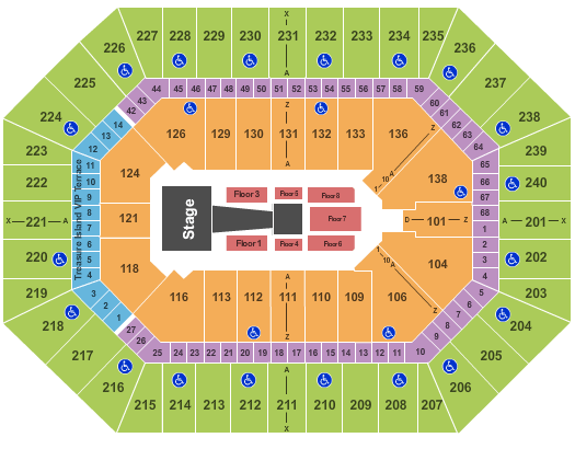 Disney On Ice Tickets | Seating Chart | Target Center | WWE