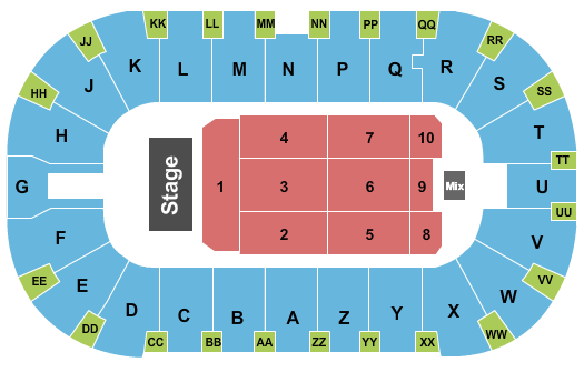 Toyota Center Concert Seating Chart View | Cabinets Matttroy