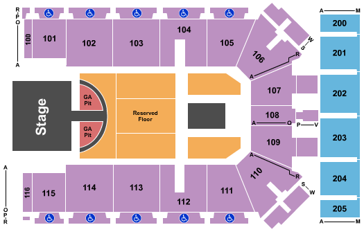Disney On Ice Tickets | Seating Chart | Tyson Events Center | Brad Paisley