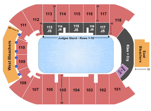 Ubc Thunderbird Arena Seating Chart | Ubc Thunderbird Arena Event ...