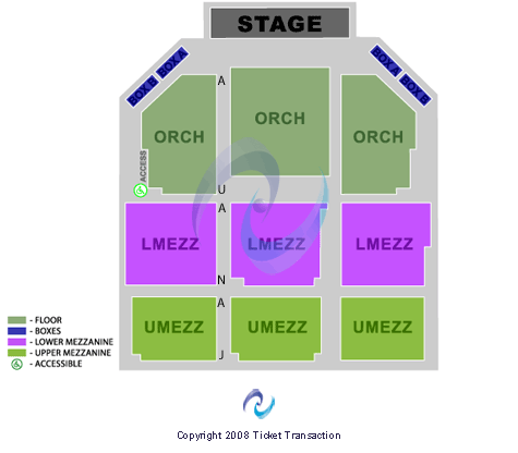 Apollo Theater Chicago Layout